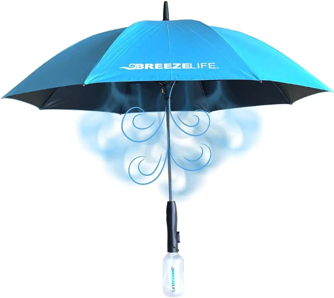 Sun Umbrella with Fan and Mister