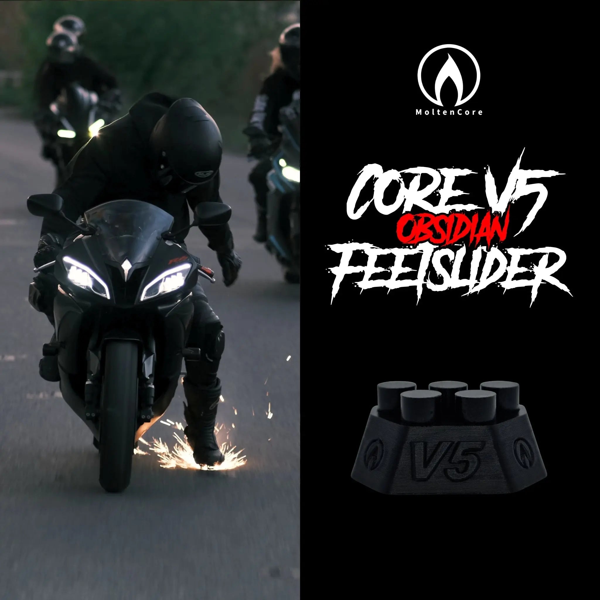 CoreV5 Obsidian Feetslider